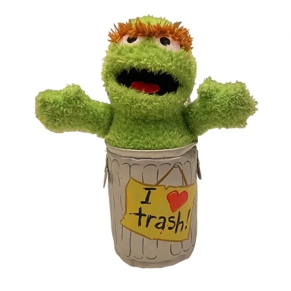 Sesame Street Trash Can Sesame Street Oscar The Grouch In Trash Can